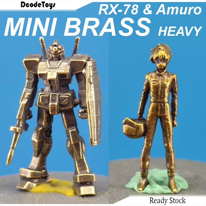 ~~MINI BRASS~~ Gundam RX-78 Amuro Ray gunpla pg mg rg hg sd bb RX-78-2 RX78 高达 model kit toy ...
