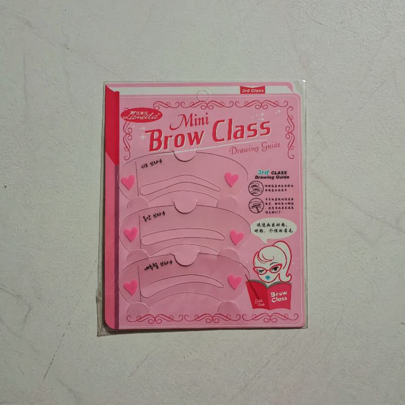 3 in 1 Mini Brow Class Drawing Guide / Card Shape for Painting Forehead ...