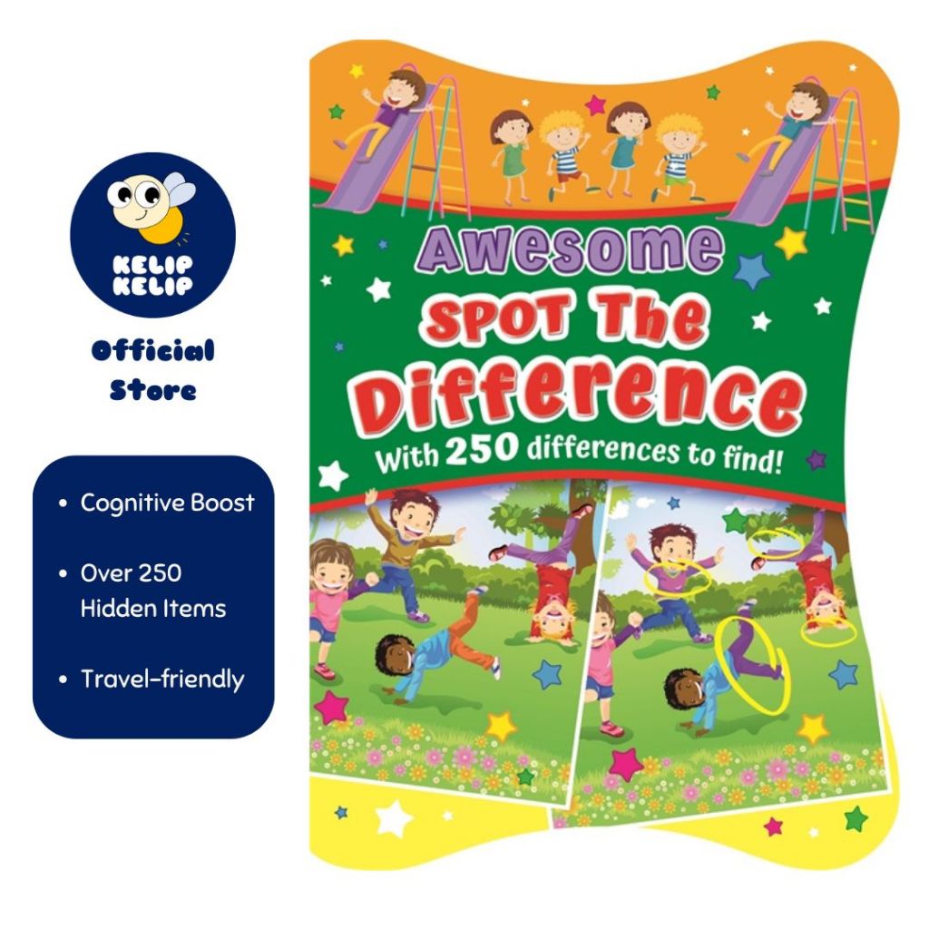 Awesome Spot the Difference Activity Book For Kids with 250 Differences to Find (64 Pages ...