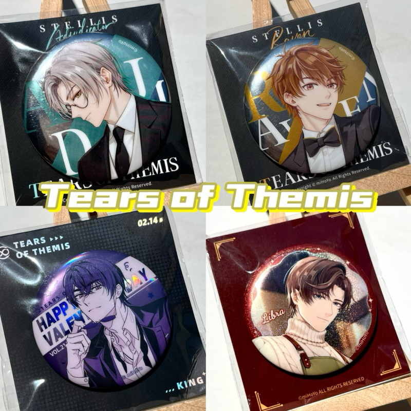 Tears of themis collectable badge . Anime collection,goods,peripherals ...