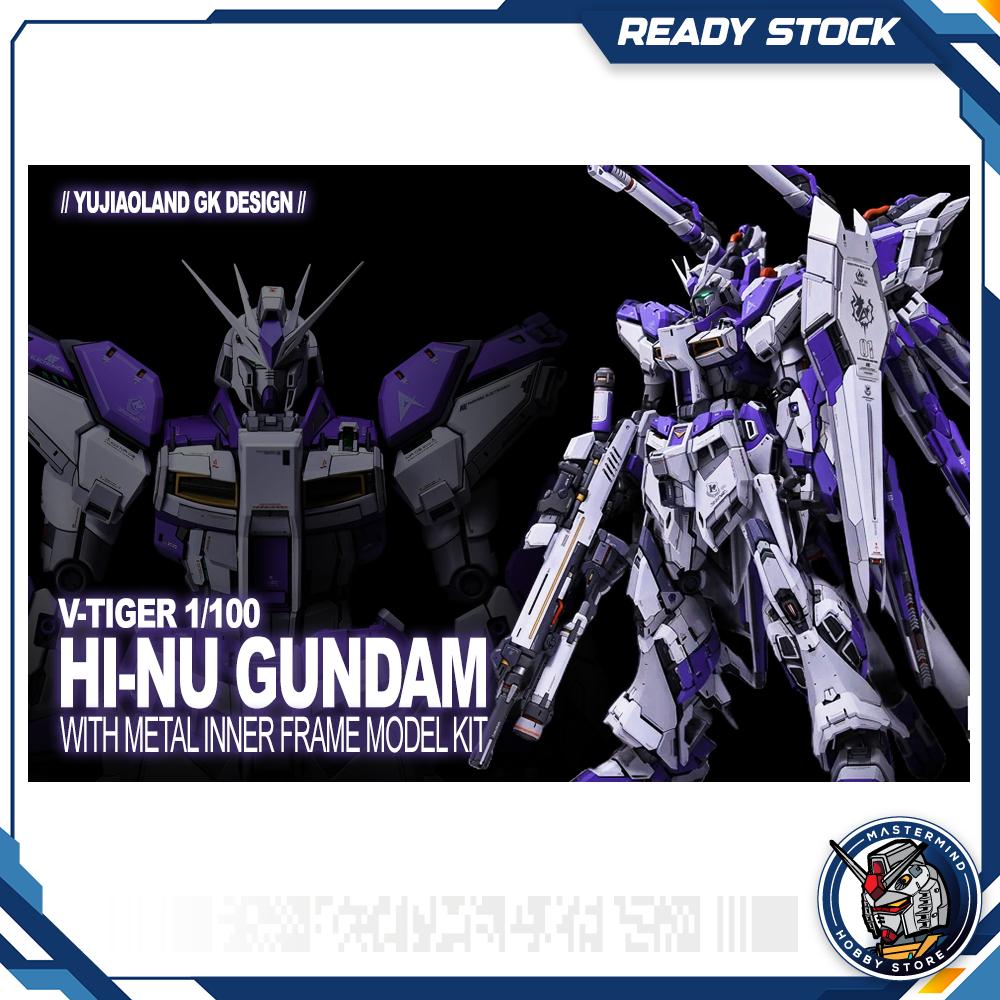V-Tiger 1/100 Hi-Nu Gundam with Metal Inner Frame Model Kit [YuJiaoLand ...