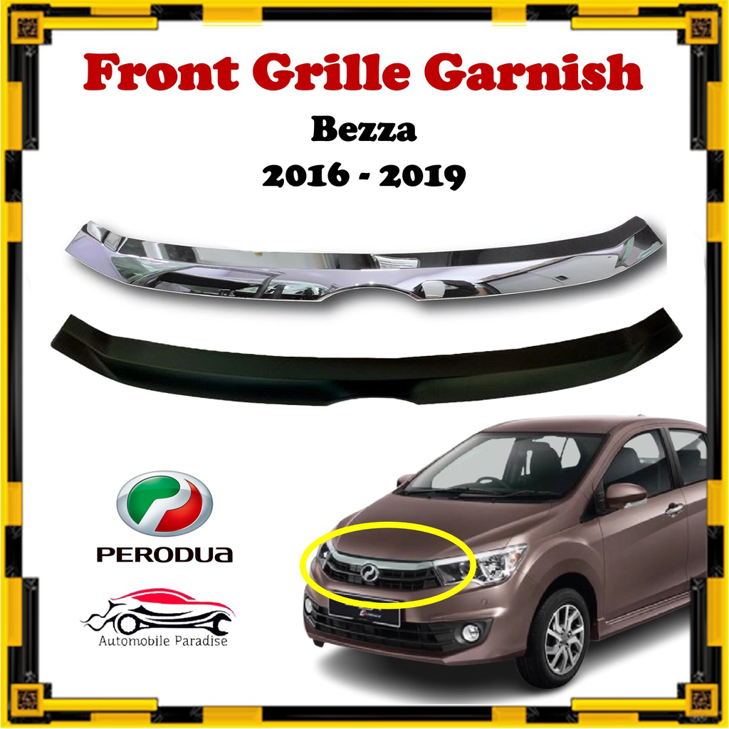 Perodua Bezza - Front Grille Garnish / Sarong Depan / Gril Depan ...