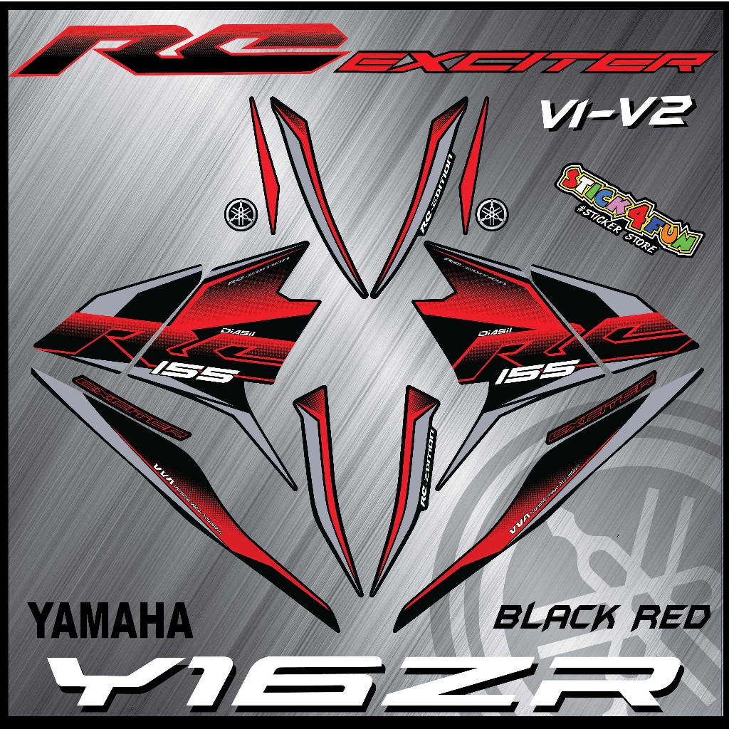 STRIPE MOTOR YAMAHA Y16/Y16ZR V1-V2 RC EXCITER EDITION 2024 VN (14 ...