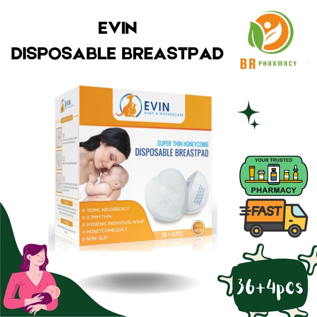 Evin Disposable Breast Pad 40's | Shopee Philippines