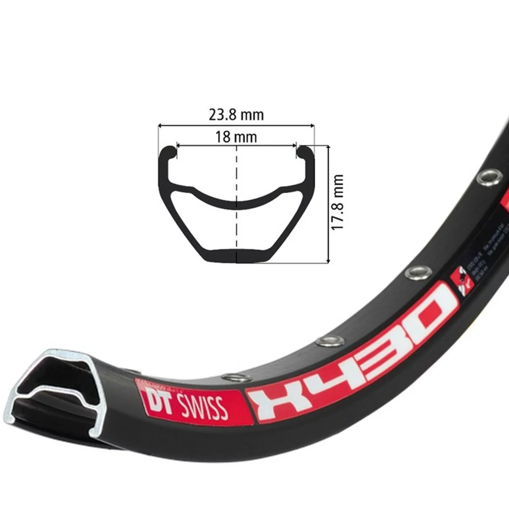 DT Swiss X 430 26" Rim MTB Cross Country - Bicycle Parts / Rims MTB ...