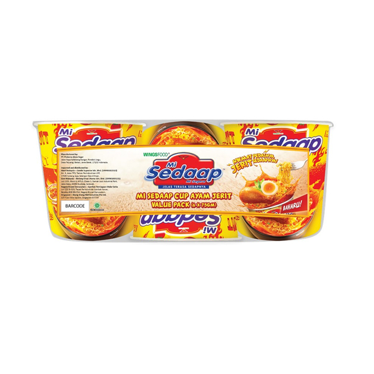 Mi SEDAAP JERIT CHICKEN CUP 6X75G | Shopee Philippines