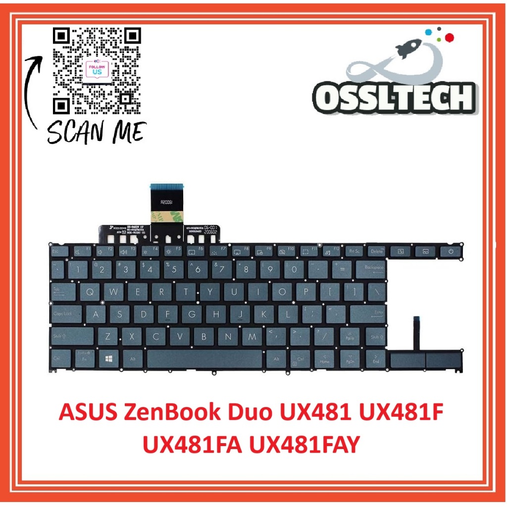ASUS ZenBook Duo 14 UX481 UX481F UX481FA UX481FAY UX481FL UX481FLY ...