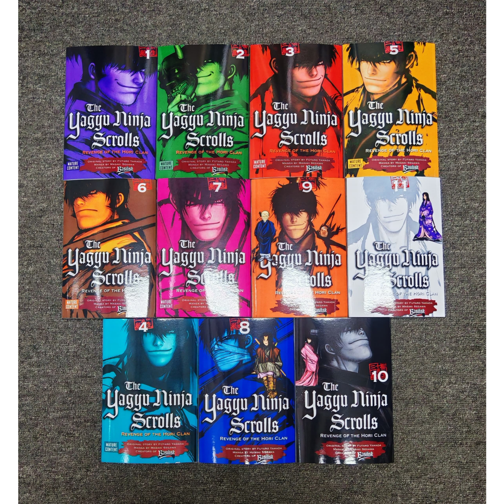 The Yagyu Ninja Scrolls Manga Vol 1-11 (English Version) | Shopee ...