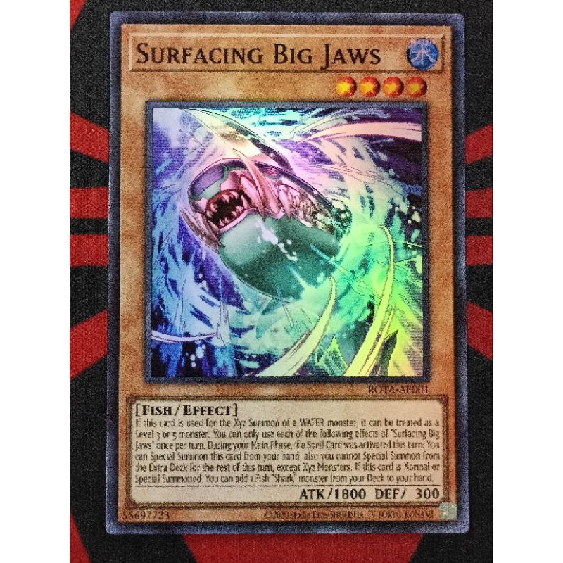 YUGIOH KONAMI ROTA-AE001 Surfacing Big Jaws | Shopee Philippines