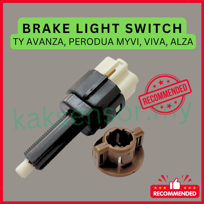 2Pin TOYOTA AVANZA, PERODUA MYVI, VIVA, ALZA BRAKE SWITCH With Stopper ...
