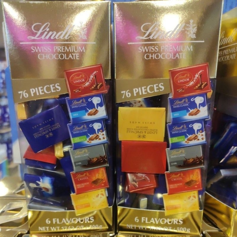 lindt Swiss Premium Assorted 500g/76 piece (Switzerland) | Shopee ...