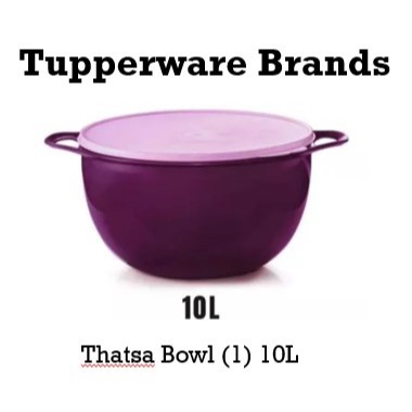 Tupperware Thatsa Bowl (1pc)10L Maroon Purple OR Gold OR Jumbo Thatsa ...