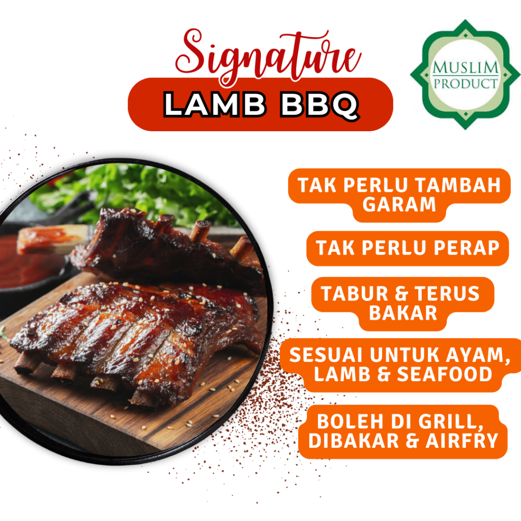 REMPAH KAMBING PERAP / LAMB BBQ- SPICES SEASONING-REMPAH BAKAR GRILL ...