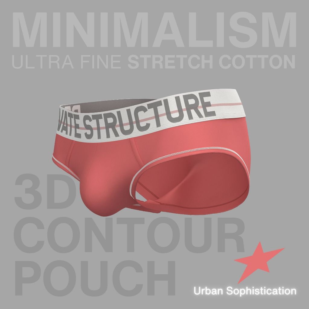 Private Structure Men Underwear MO-Lite Brief Spender Lelaki - Brick ...