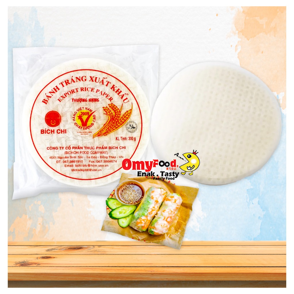 22cm BICH CHI VIETNAM RICE PAPER / Kulit Popiah Vietnam Spring Rolls ...