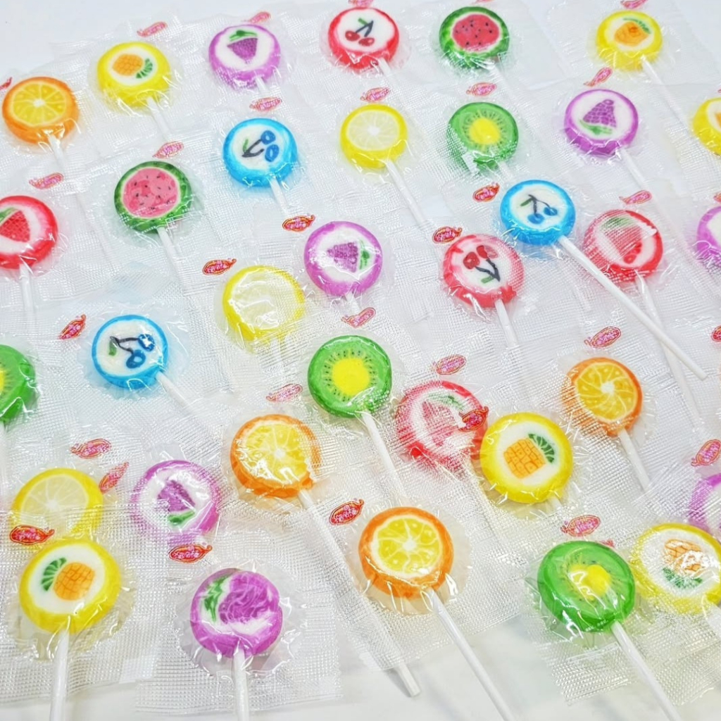 LL POP Fruity Mix Lollipop Candy (20 pcs) Assorted Fruit Flavor / Gula ...