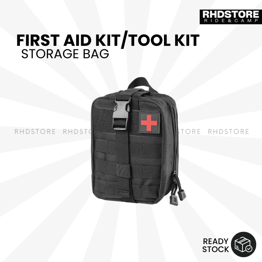 Portable EDC First Aid Kit Tactical Storage Medical Bag For Outdoor ...