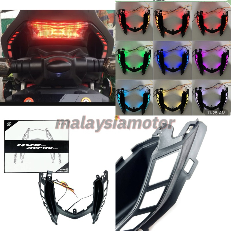 YAMAHA AEROX NVX V1 V2 Audi Running Light With Stop Light | Shopee ...