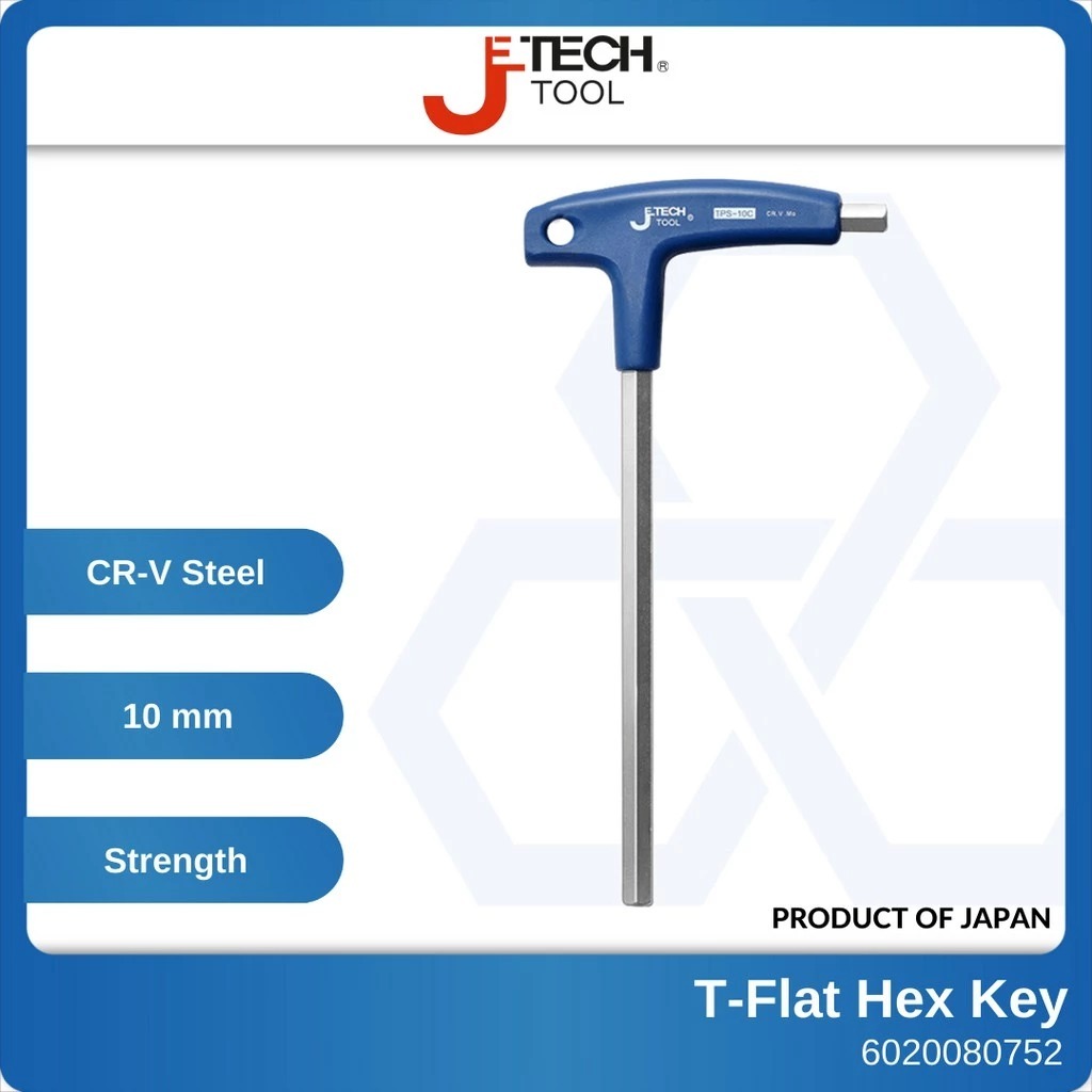 Jetech T-Flat Hex Key With PVC Handle Heavy duty Plastic Handle Durable ...