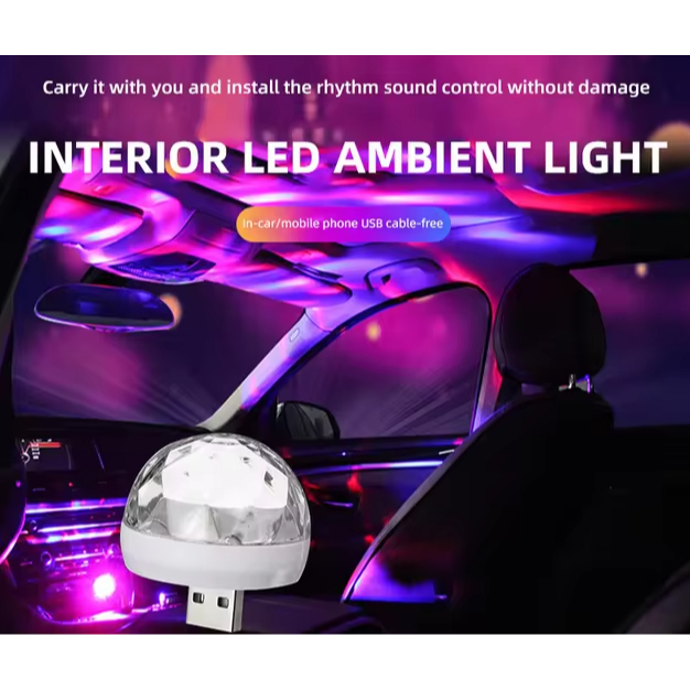 CARSUN Car Interior Lights Colorful INTERIOR LED AMBIENT LIGHT | Shopee Philippines