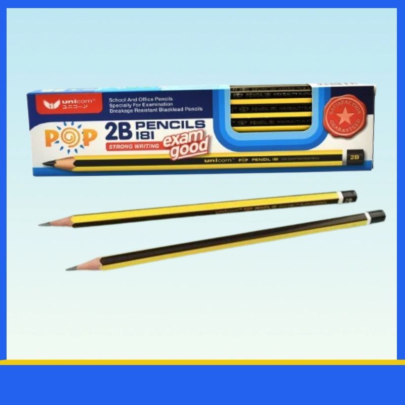 Unicorn 2B Pencils POP 181 (12 Pcs) | Shopee Philippines