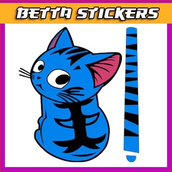 Bumper Sticker - Gaze Cat Wiper Sticker Stiker Wiper | Shopee Philippines