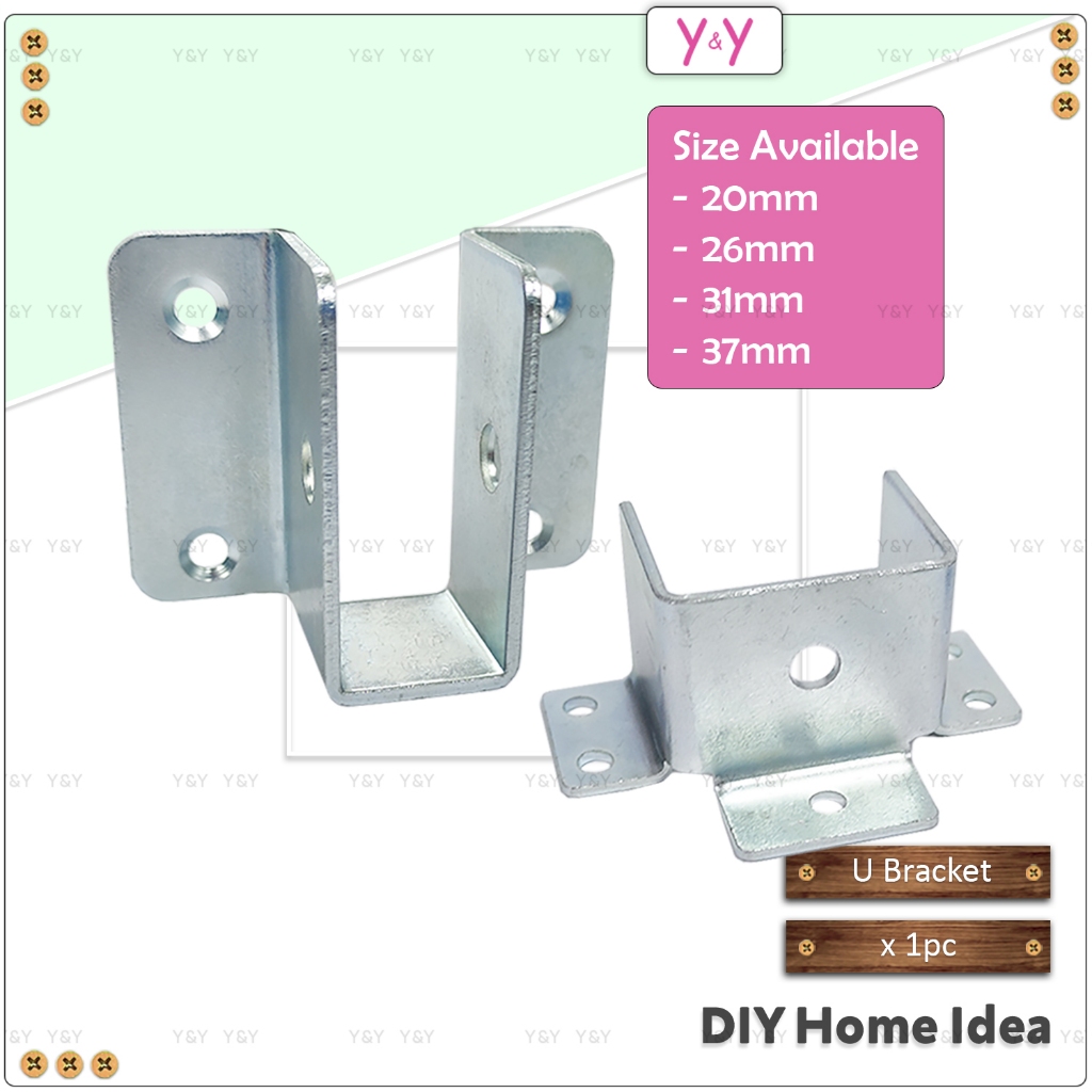 Y&Y Eco Bed Frame U Bracket / U Shaped Bed Hinge Beam Connector ...