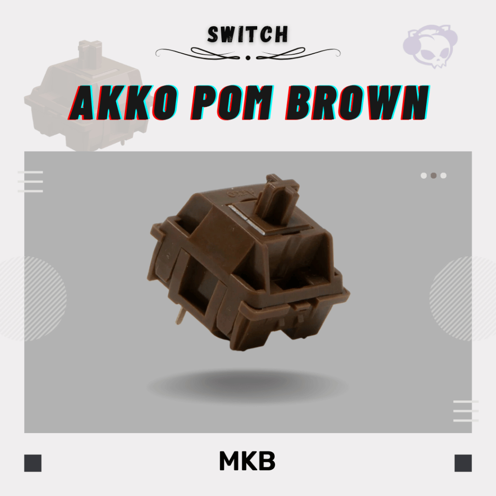 Akko POM Brown Tactile Switch for Mechanical or Gaming Keyboards ...