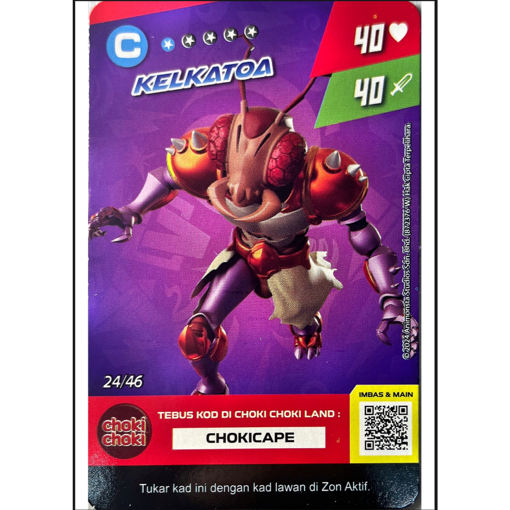 Kad Choki Choki Mgc Boboiboy Monsta Galaxy Card | Shopee Philippines