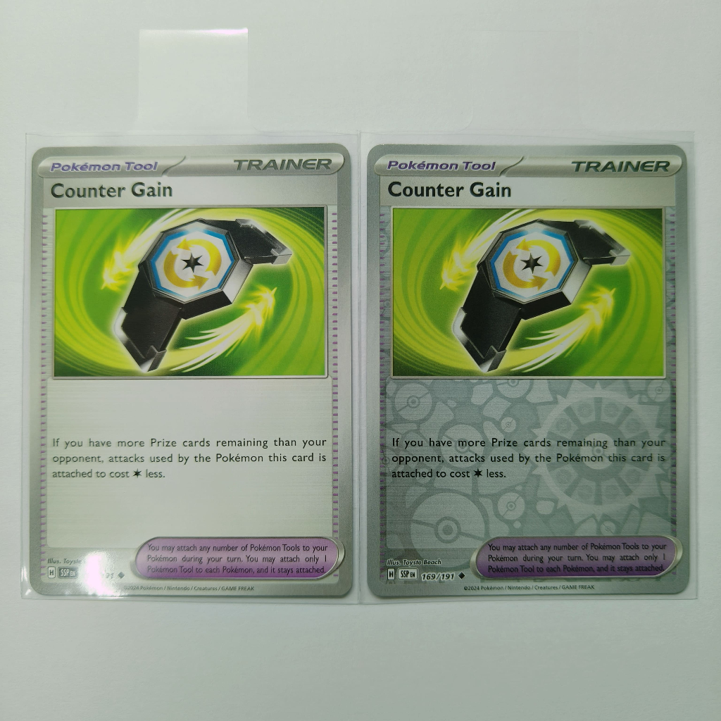 Pokemon Scarlet & Violet! Surging Sparks Singles / Counter Gain - 169/ ...