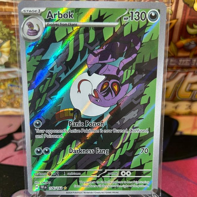 Pokemon TCG - SV Temporal Forces - Arbok IR - 176/162 | Shopee Philippines