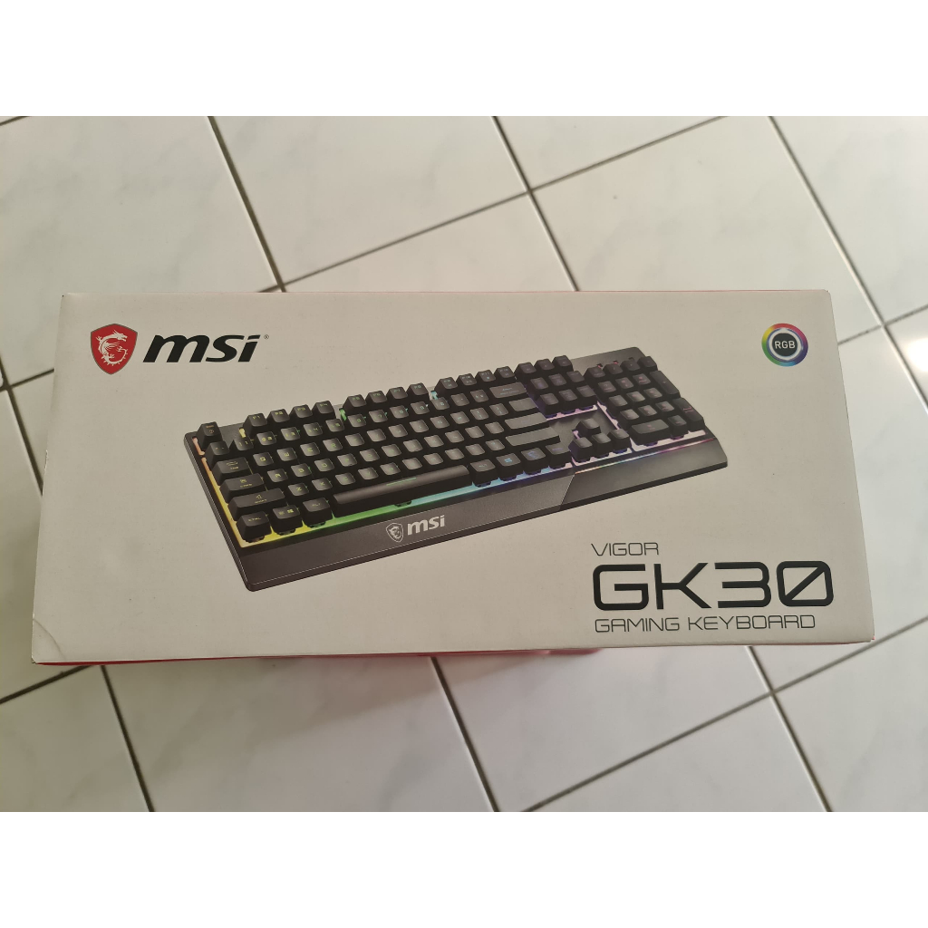 MSI VIGOR GK30 Gaming Keyboard (New) | Shopee Philippines