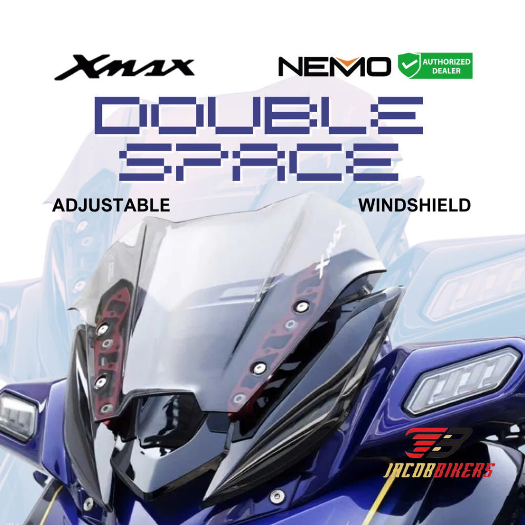 Yamaha XMAX V2 Connected NEMO Double Space Windshield Visor CNC ...