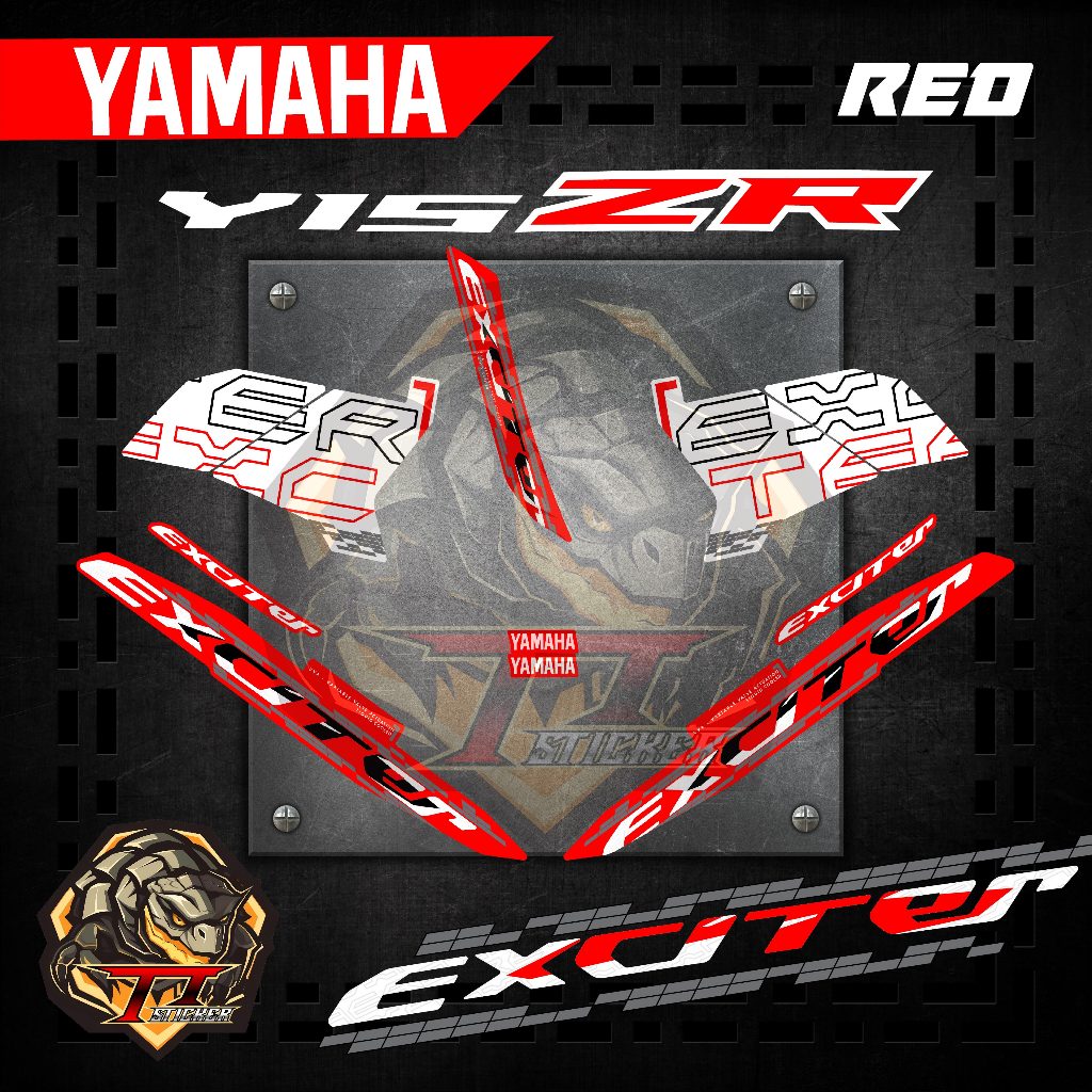 STRIPE YAMAHA Y15ZR Y15 AEROX EXCITER INDONISIA 2024 DESIGN CUSTOM BODY ...