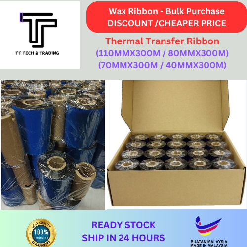 BULK PURCHASE-CHEAPER IN MARKET-Premium Wax /Thermal Transfer Ribbon ...