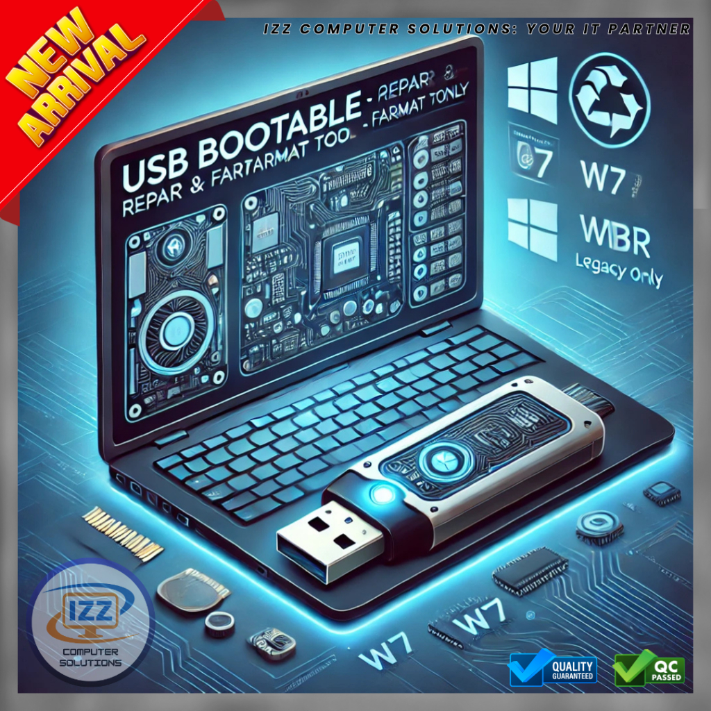 USB Pendrive Bootable W7 [MBR: UEFI & Legacy] - Repair & Format Laptop ...