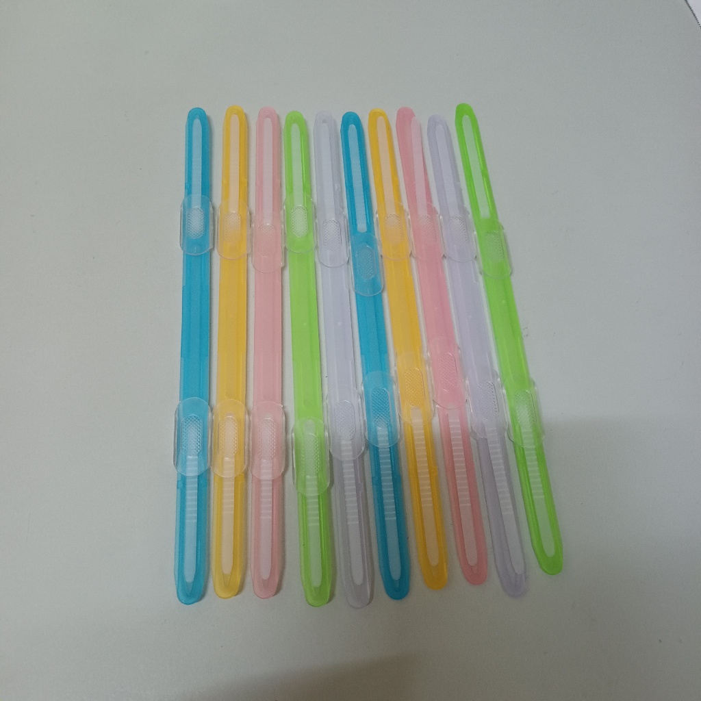 DINGLI Plastic Paper Fastener DL-7210 (10pcs/pack) Colourful plastic ...