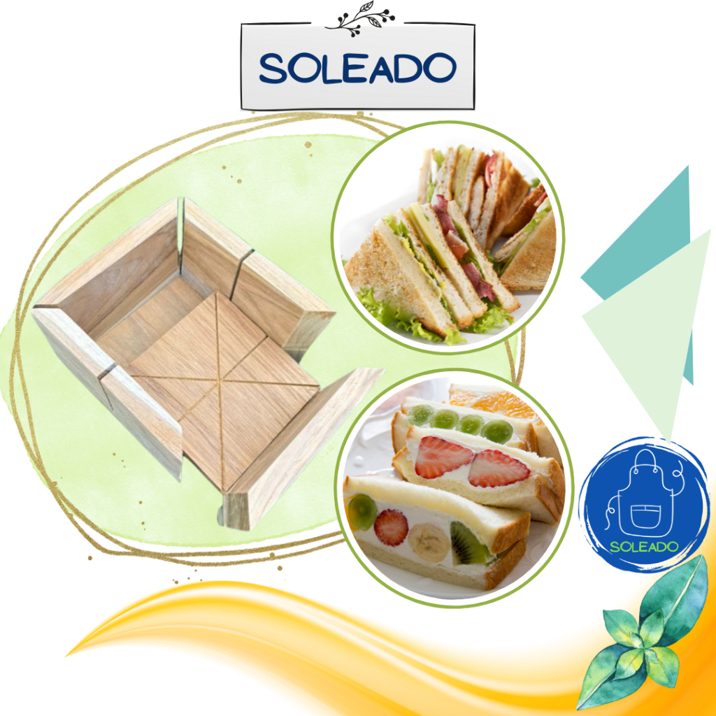 Removable Wooden Sandwich Block / Bread Cutting Box / White Bread ...