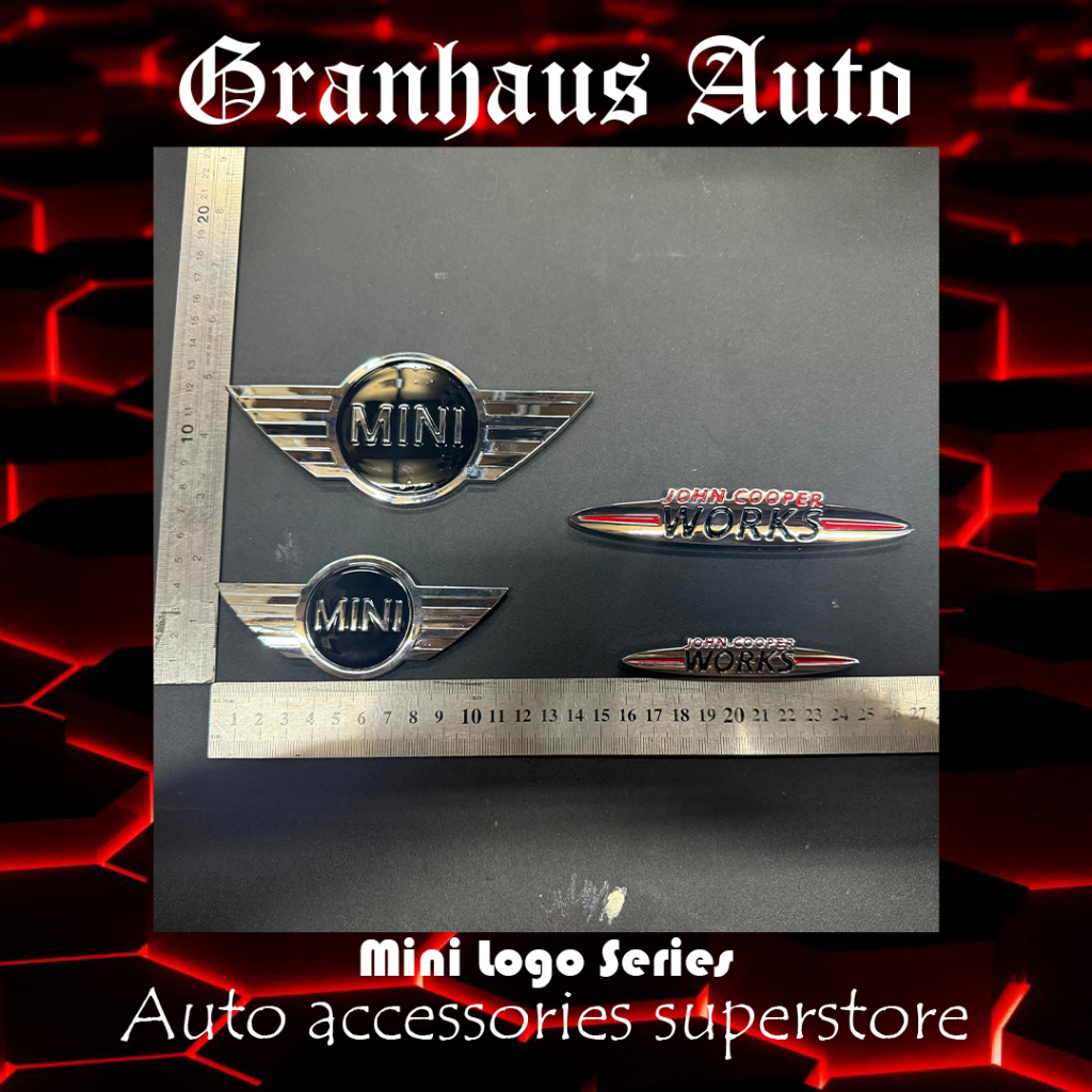 Mini Cooper Countryman Clubman John Cooper Works Front Rear OEM Emblem ...
