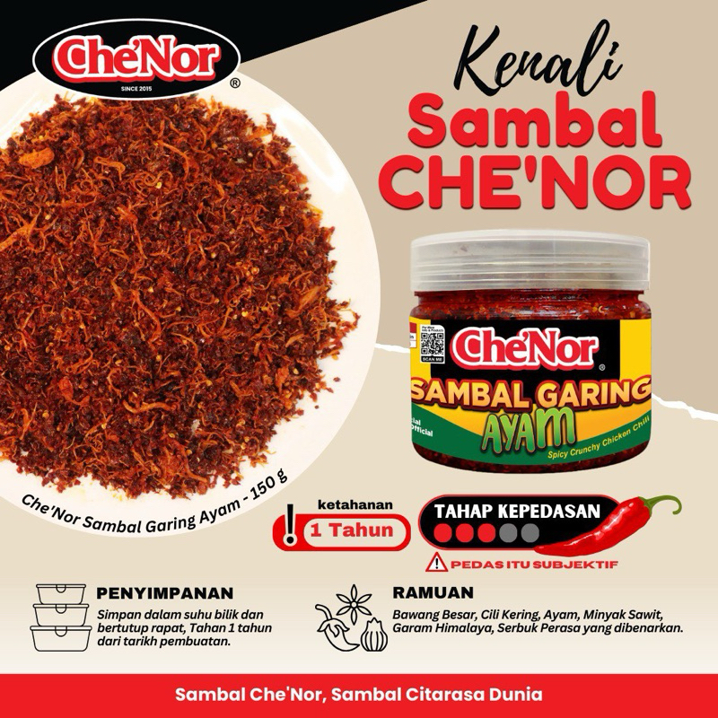 Che Nor Chicken Crispy Sambal | Shopee Philippines