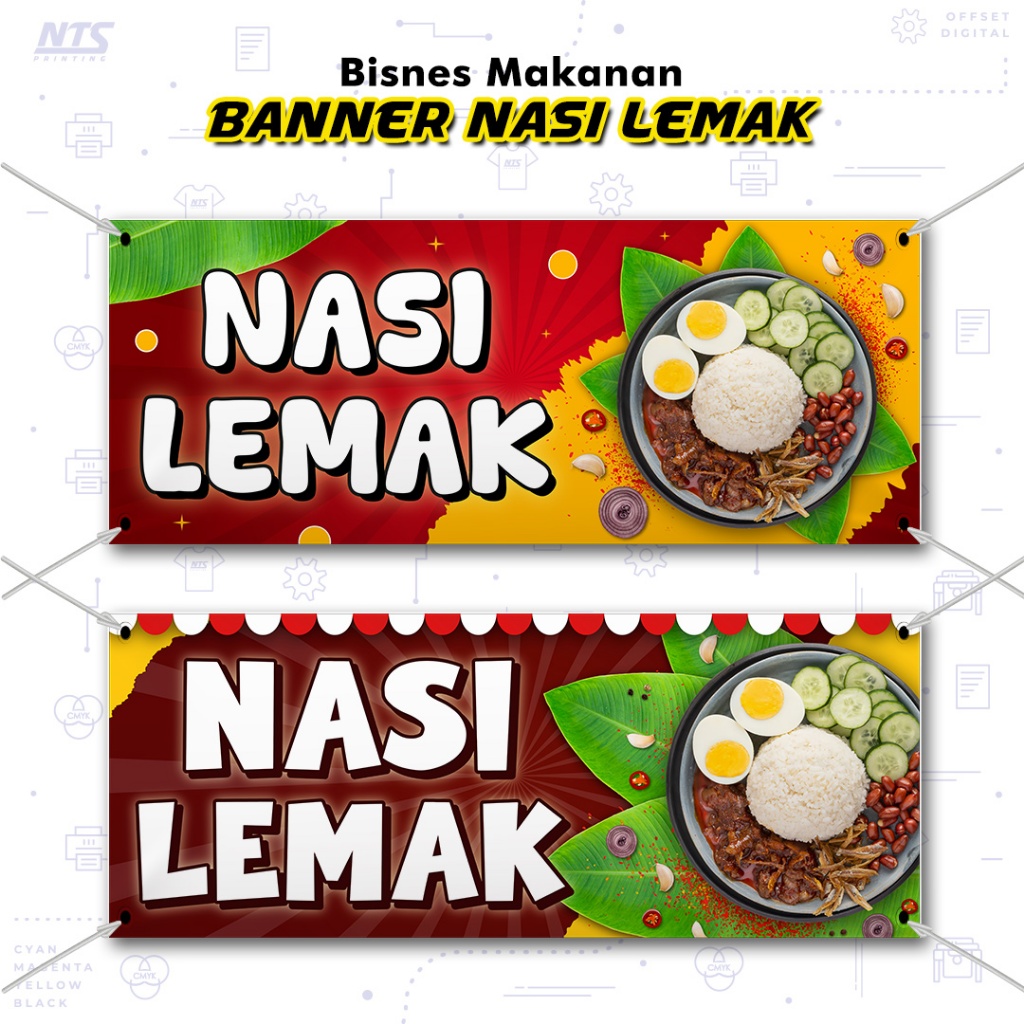 FAT RICE BANNER DESIGN - CRAFTS / CRAFTS / FOOD / KHEMAH / NIGHT MARKET ...