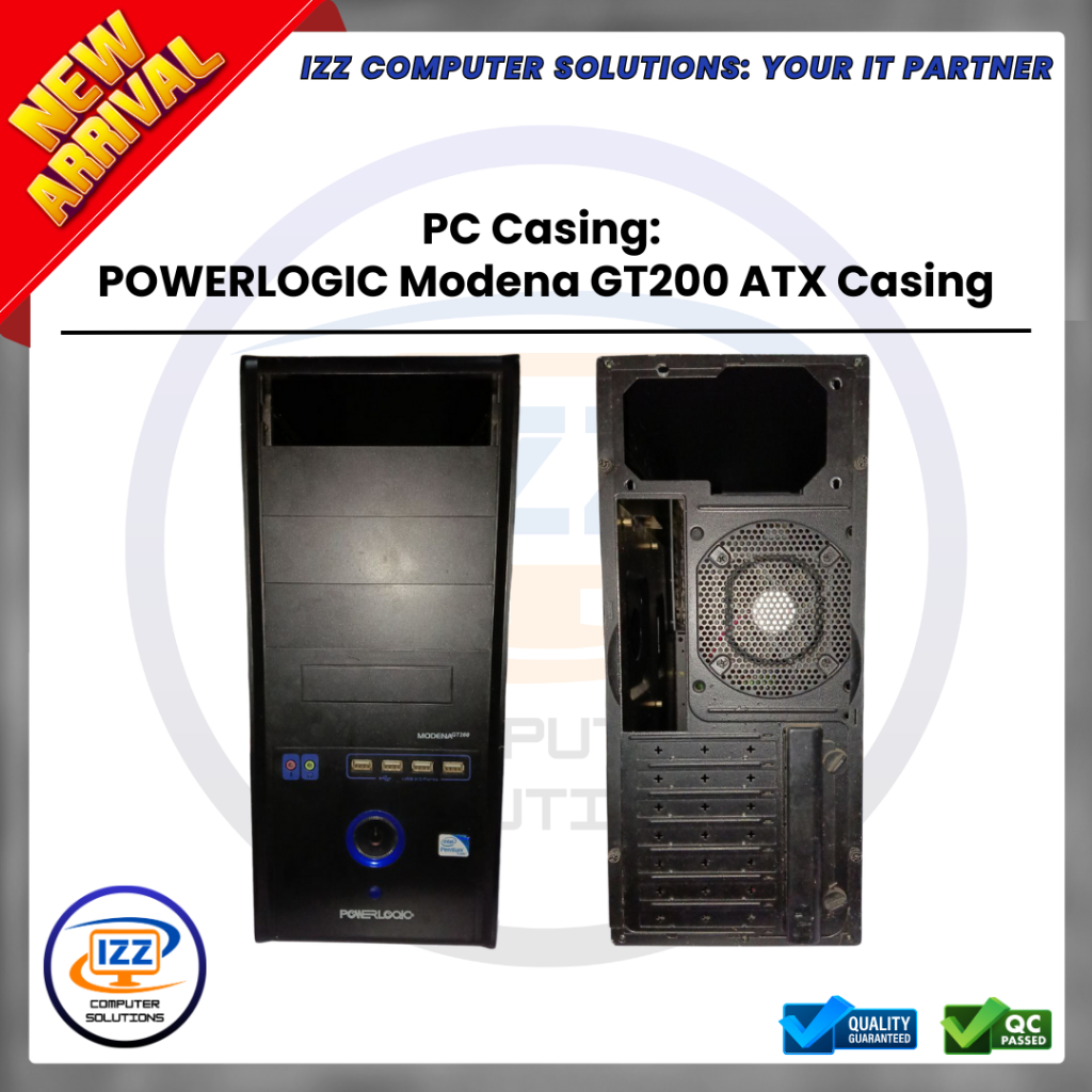 PC Casing: POWERLOGIC Modena GT200 ATX Casing | Shopee Philippines