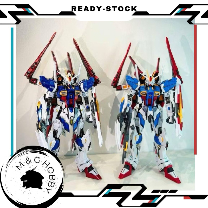 Metalic Painted Ver Eagle Model MG 1/100 Force Impulse Gumdam Model Kit 雄鹰 脉搏 金属色版本+合金骨架+拼装模型 ...