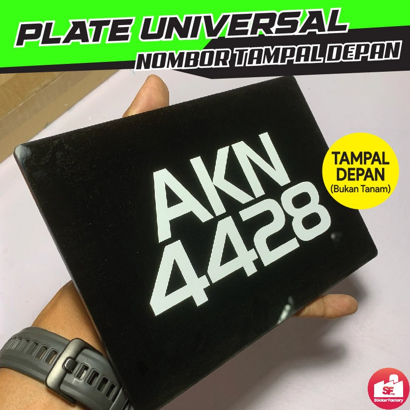 Nombor Plate Motor Sticker Papan | Shopee Philippines