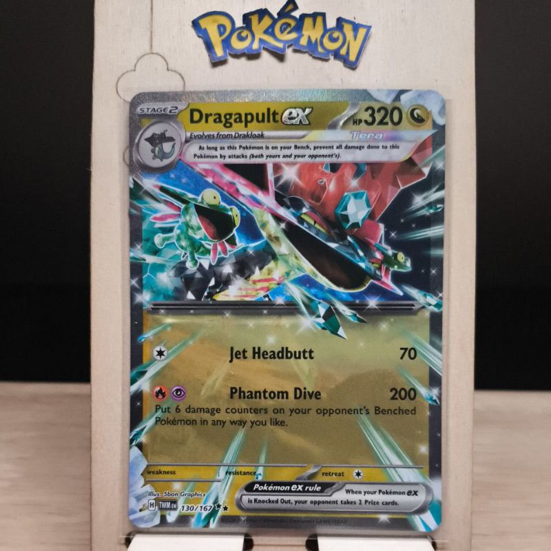 Dragapult EX TWM 130/167 Pokemon PTCG SV6 Twilight Masquerade UR | Shopee Philippines
