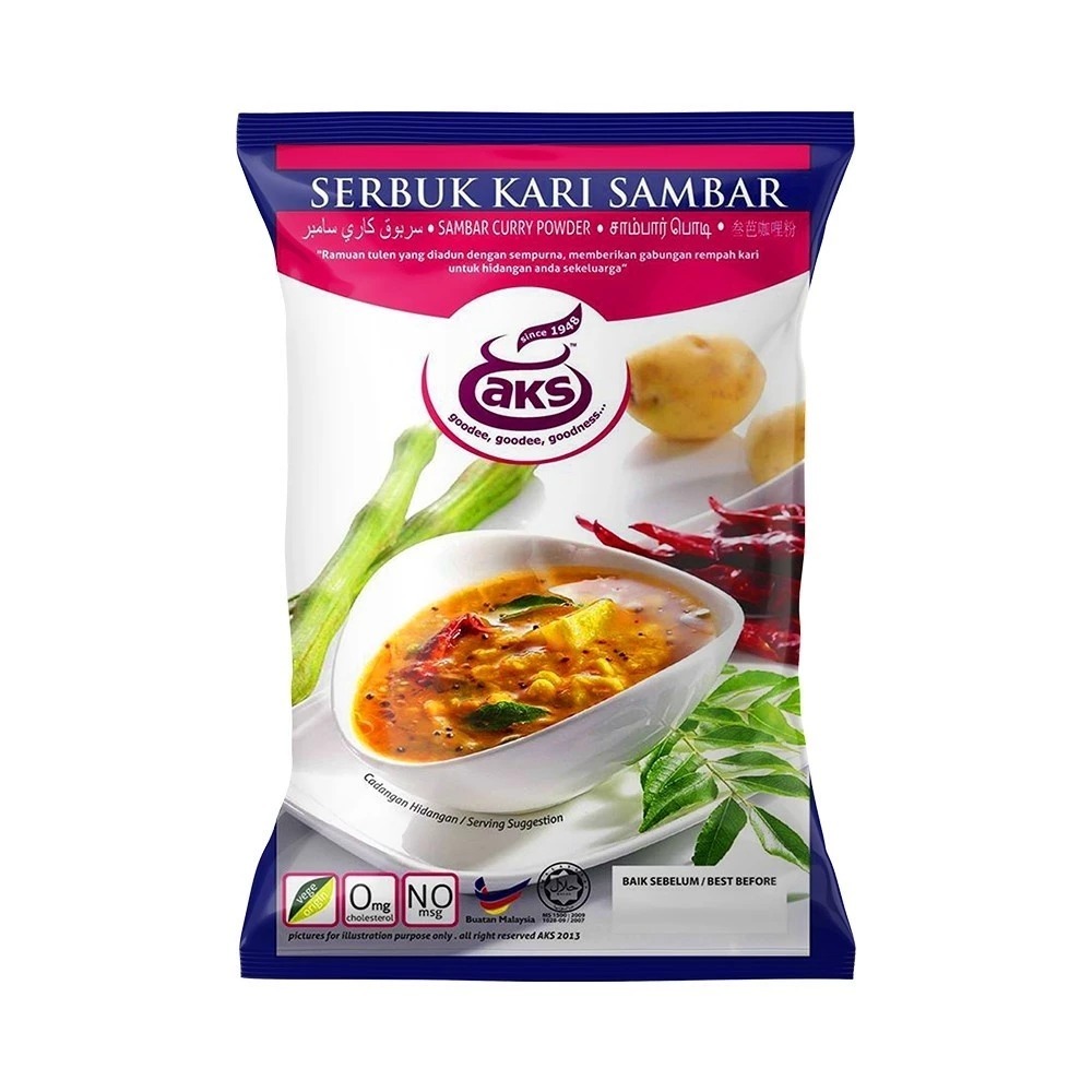 AKS Roasted Sambar Curry Powder (125g) | Shopee Philippines