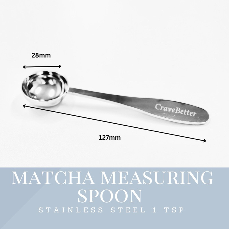 Matcha Measuring Spoon / Stainless steel spoon / Cooper ; Silver ...