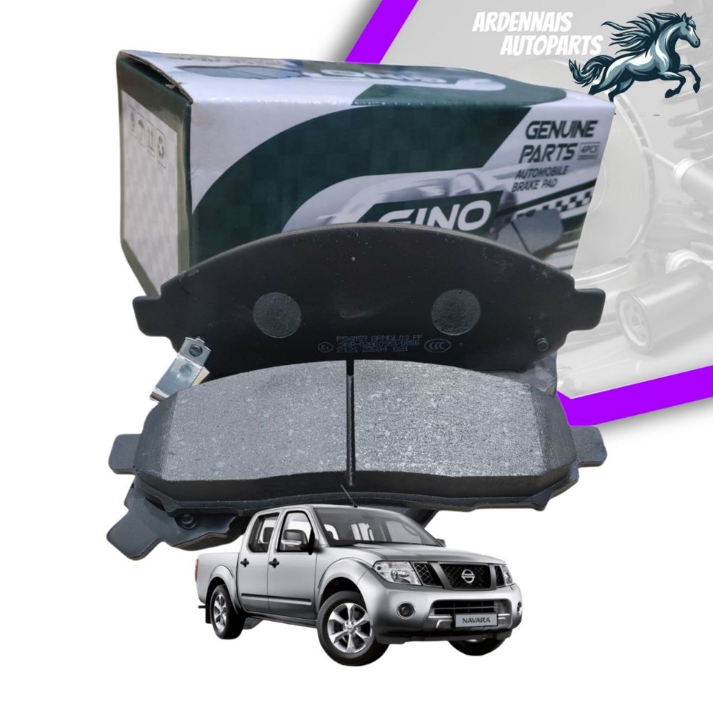 GINO BRAKE PAD FRONT FOR NISSAN NAVARA D40 | Shopee Philippines