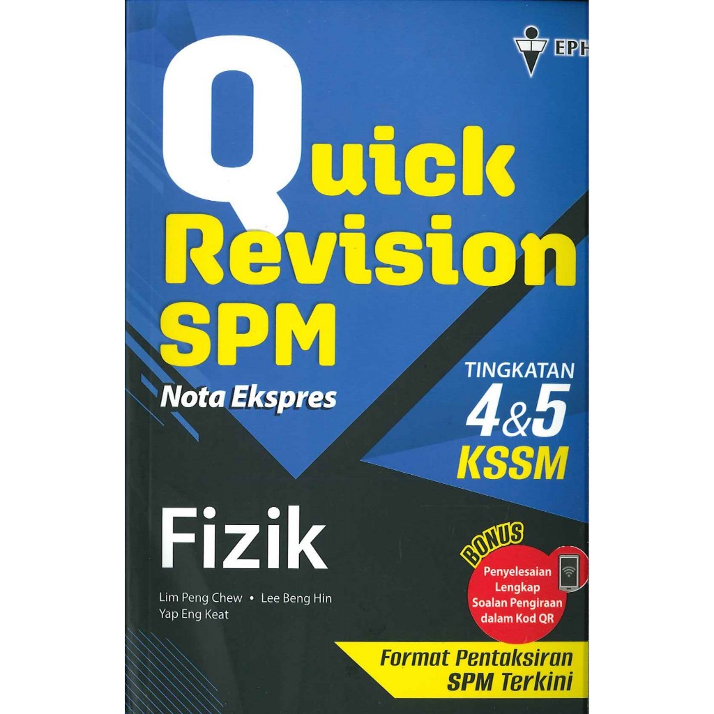 QUICK REVISION SPM TINGKATAN 4&5 KSSM - FIZIK | Shopee Philippines