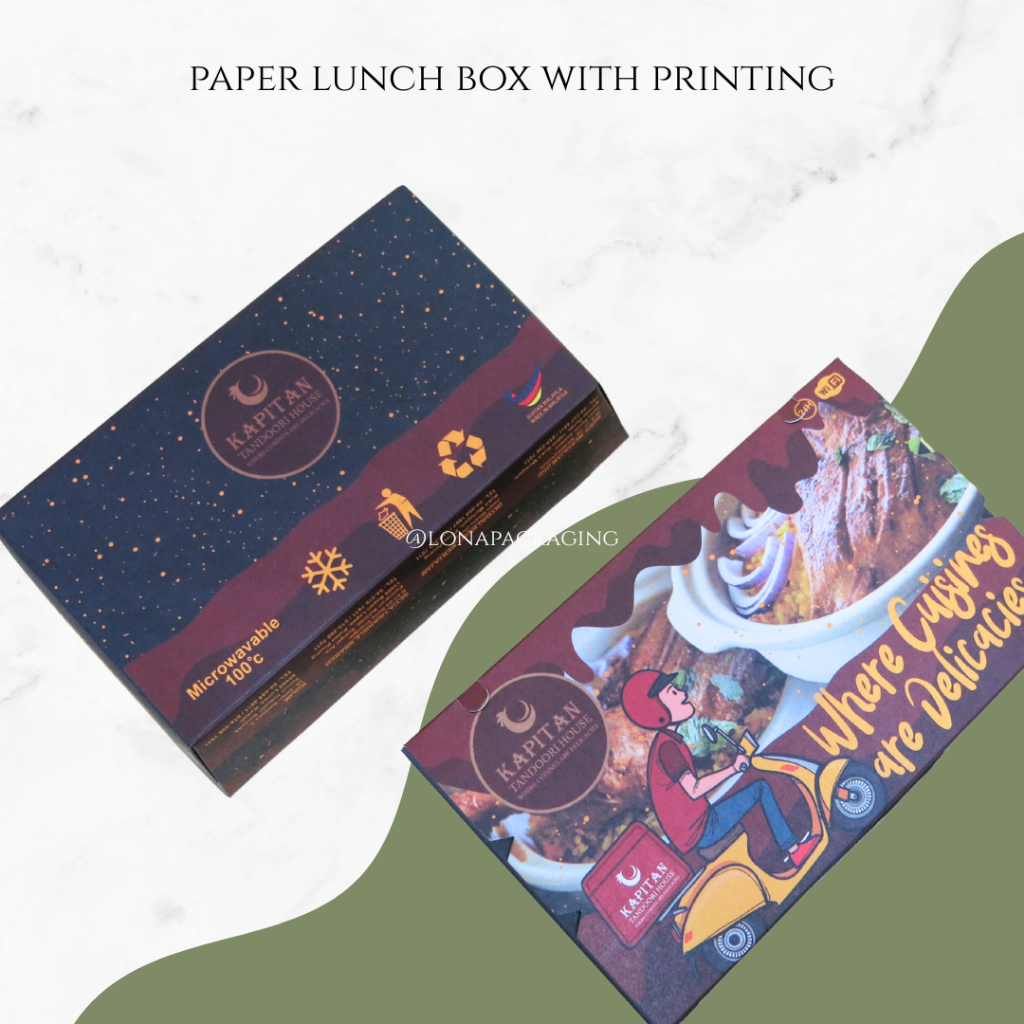 Customize Paper Lunch Box with Printing | Shopee Philippines